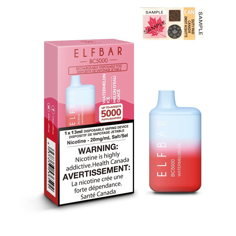 Elfbar BC5000 - Watermelon Ice Disposable Vape | Best Vape Shop – VC